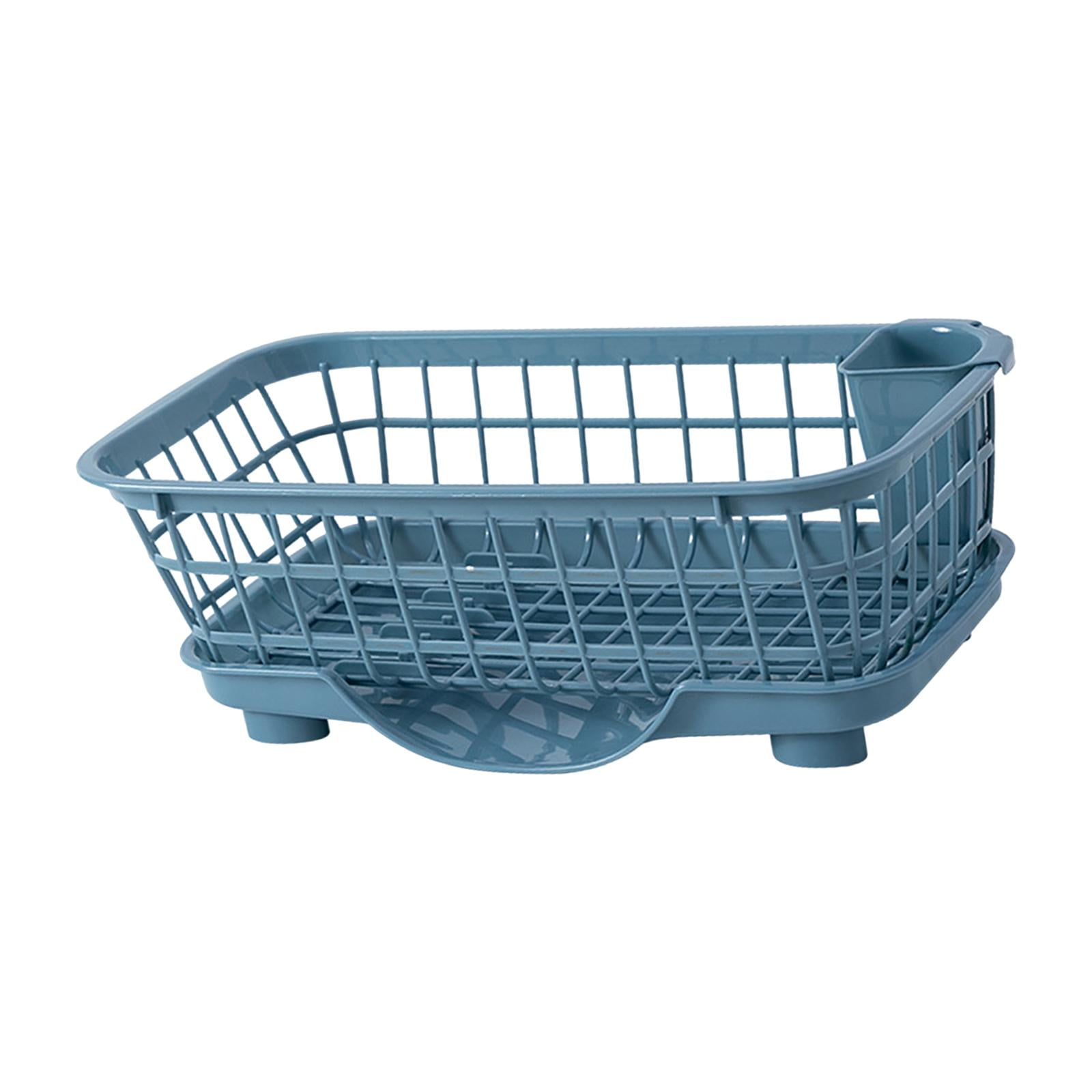 Cutlery Holder with Utensil Holder, Dish Drying Rack Counter Space ...