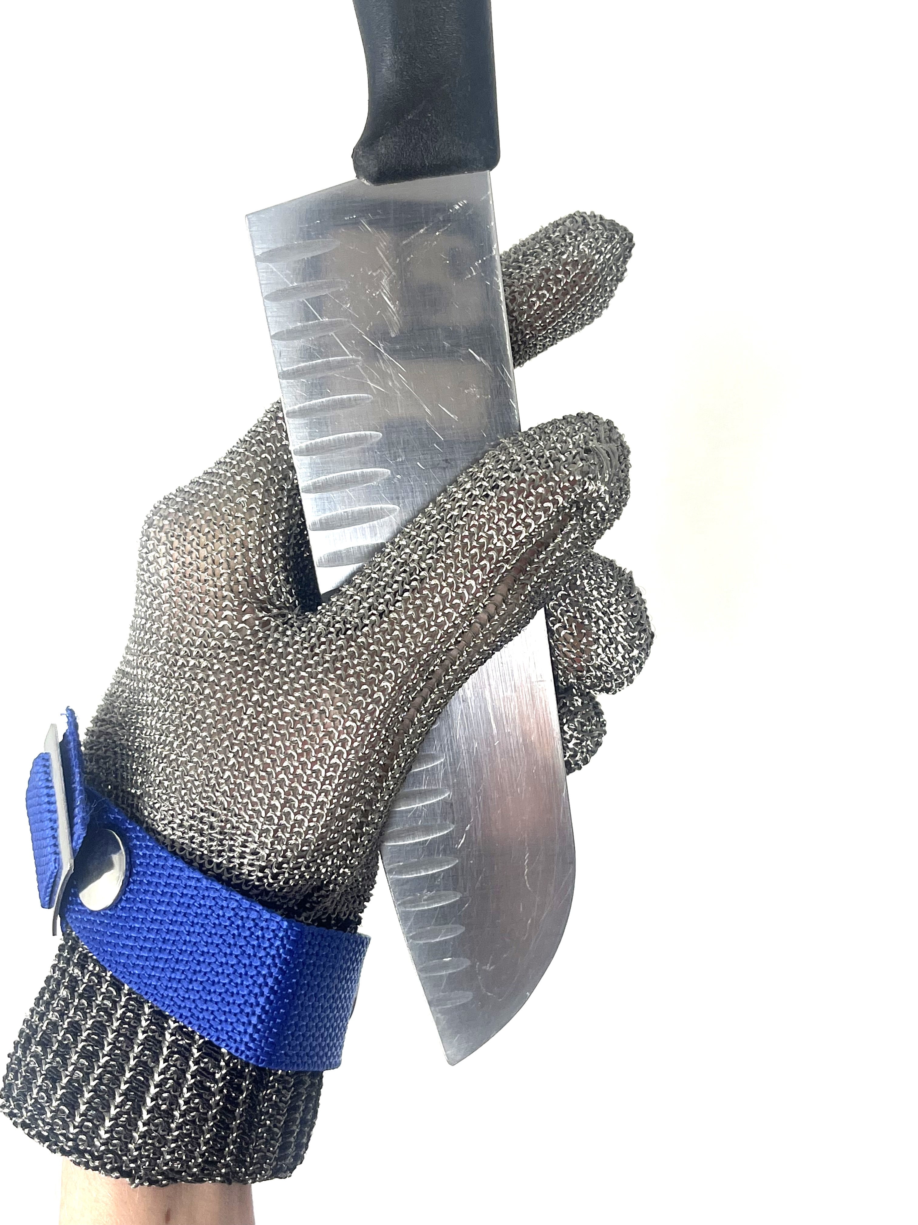 Cutlery Mania Cut Resistant, Stainless Steel Mesh Metal Glove | ANSI A9 ...