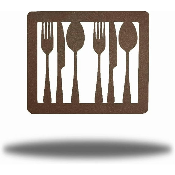 Cutlery Napkin Holder | Metal Kitchen Art | Made in | Multiple Colors ...