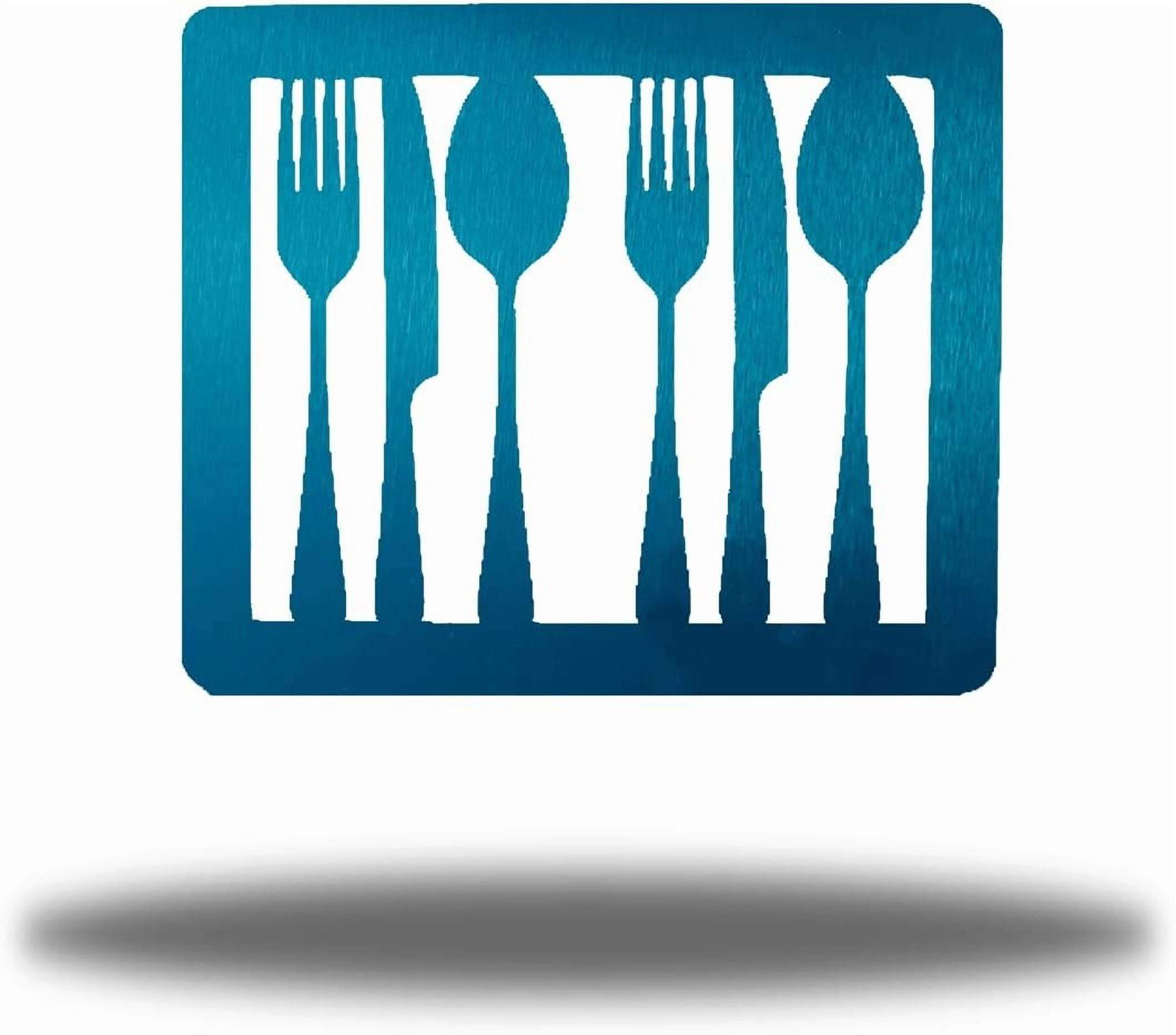 Cutlery Napkin Holder | Metal Kitchen Art | Made in | Multiple Colors ...