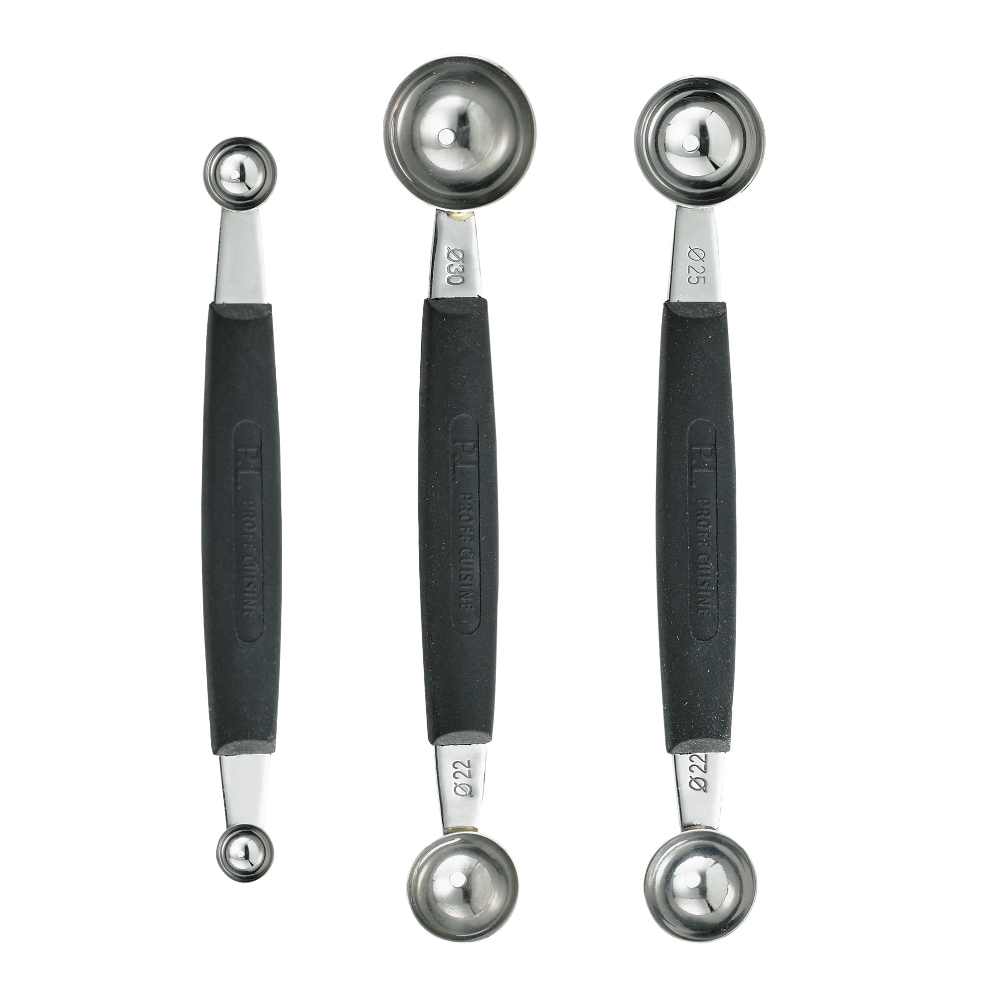 Cutlery-Pro Melon Baller Set, Cat Cora Approved, Soft-Grip Non-Slip ...