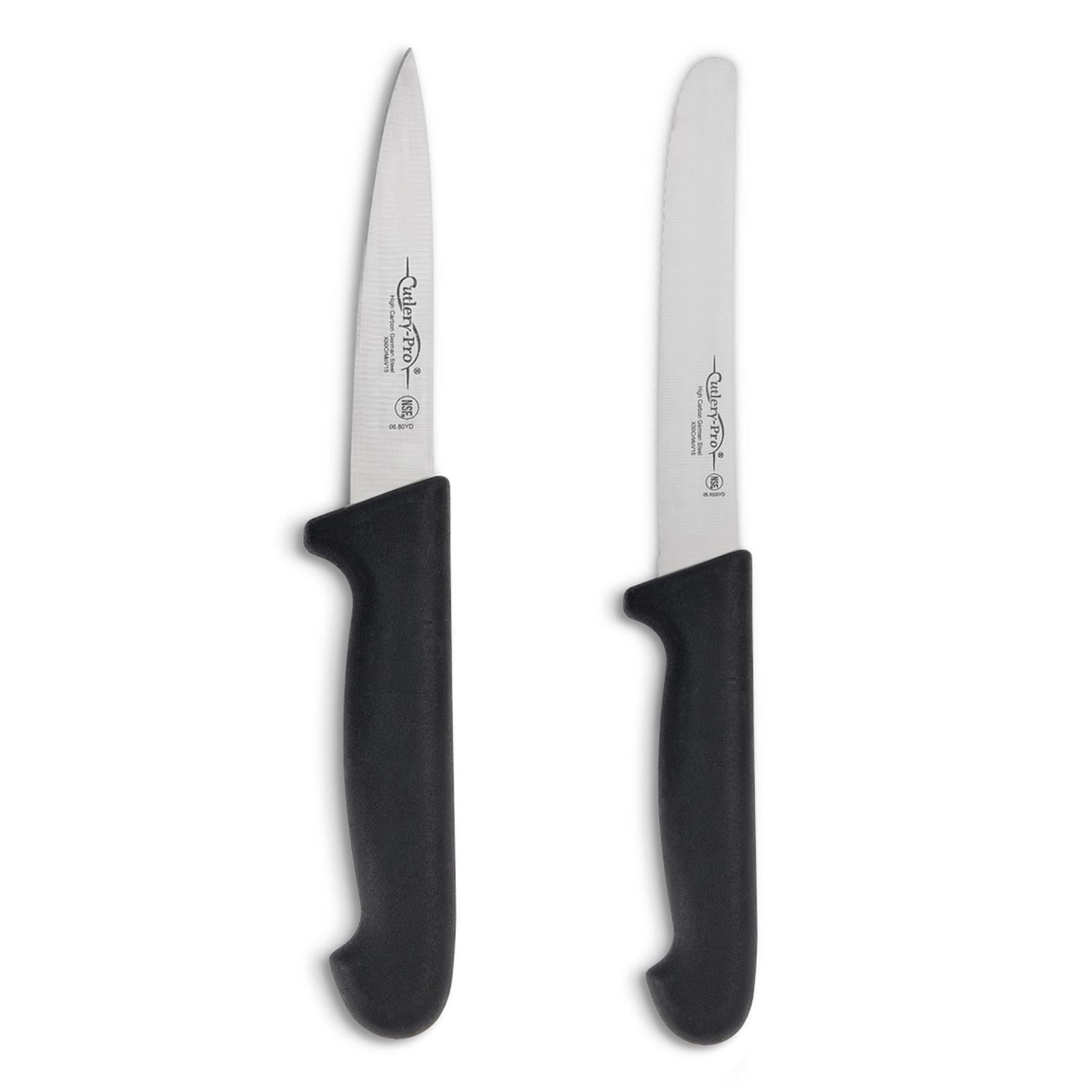 Cutlery-Pro Paring and Utility Knives, Cat Cora Approved, Soft-Grip ...