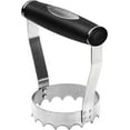 Cutlery Serrated Food Chopper, 3 Inch Stainless Steel Manual Hand ...