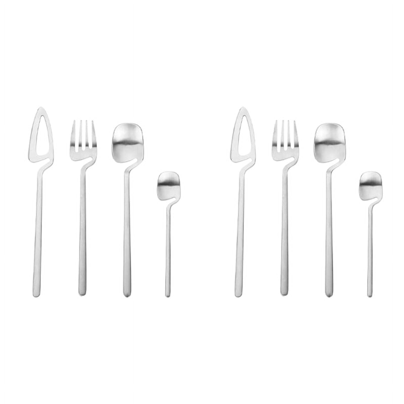 Cutlery Set,Stainless Steel Dinner Tableware,Flatware Set,Knife Fork ...