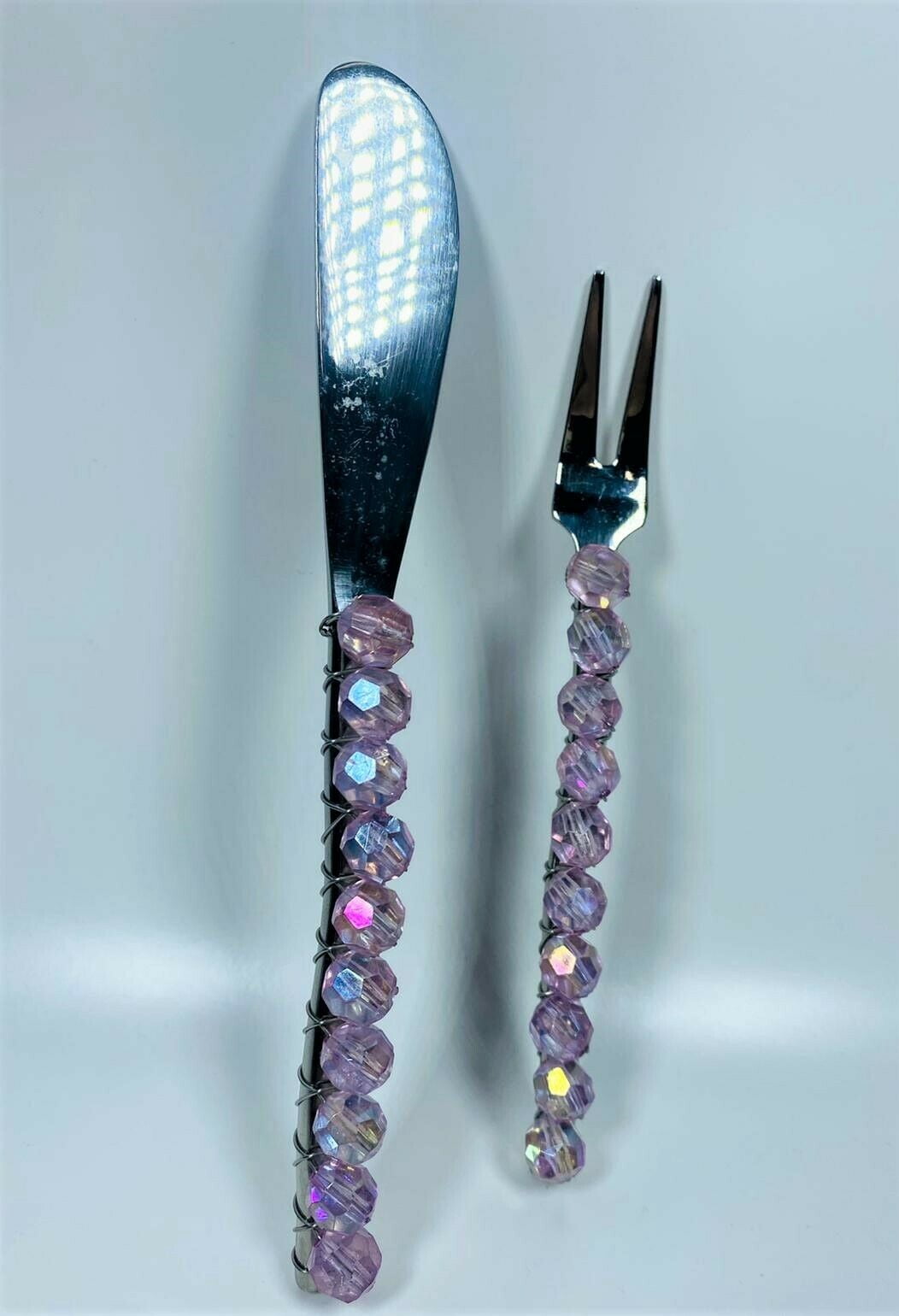 Cutlery Steak Rib Set Meat Fork & Knife Stainless Steel - Amythyst ...