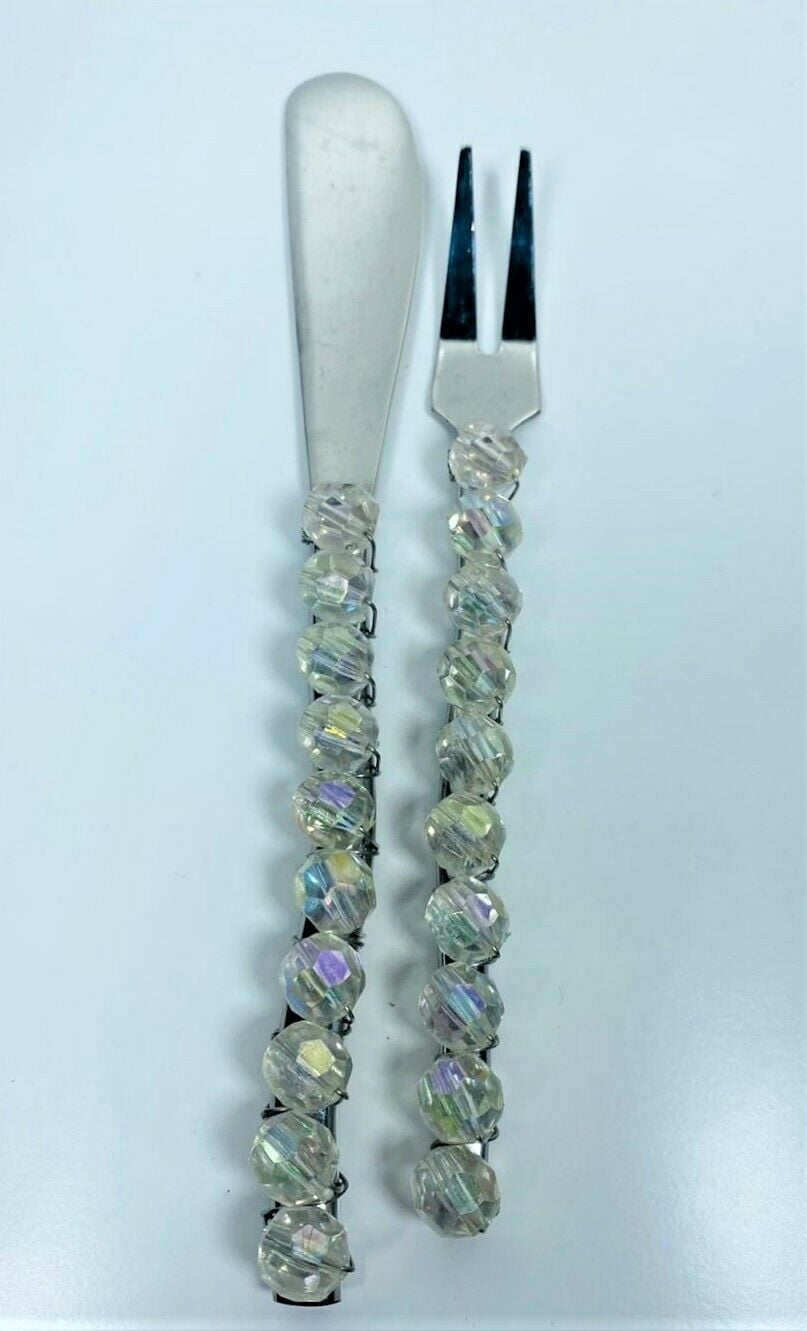 Cutlery Steak Rib Set Meat Fork & Knife Stainless Steel - Crystal ...