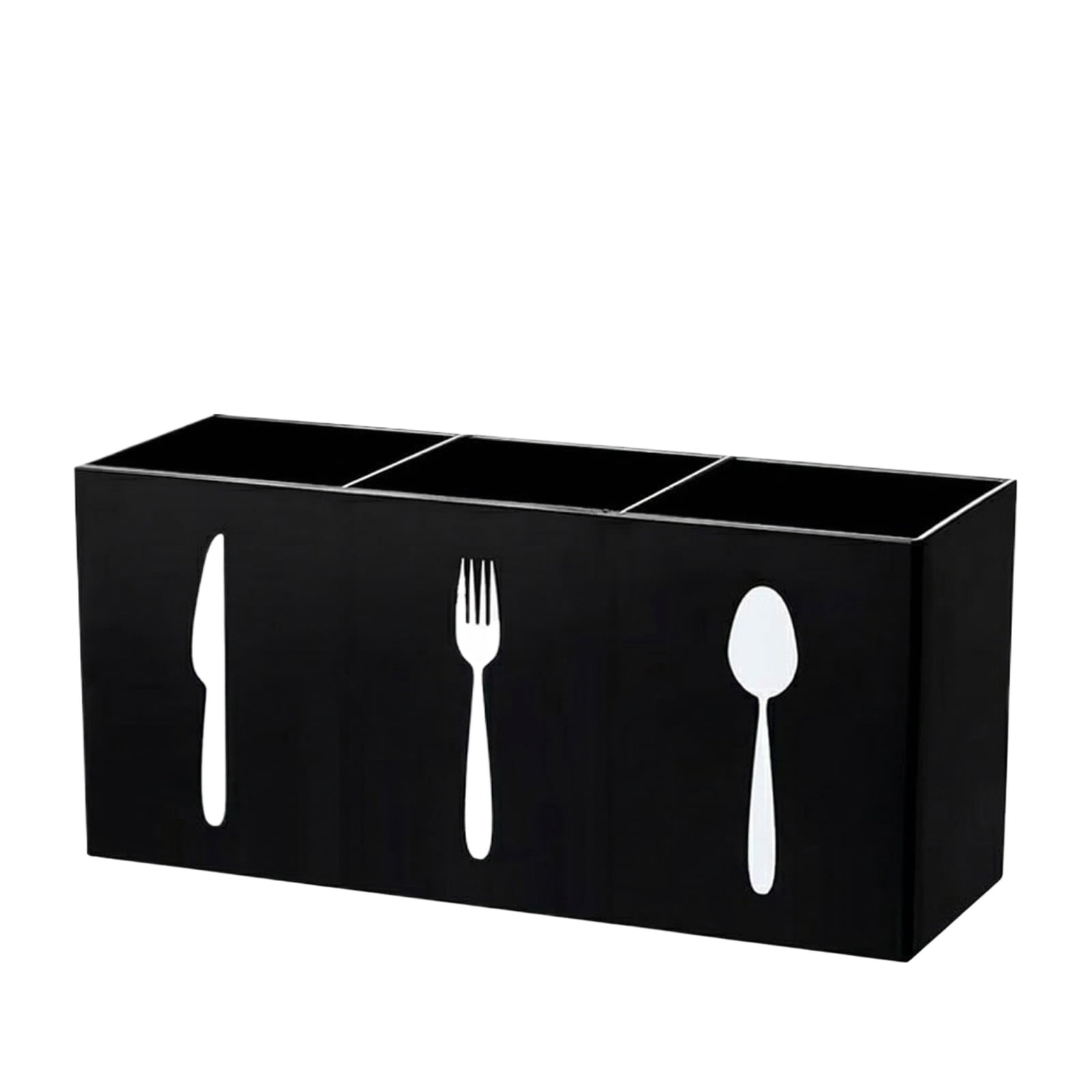 Cutlery Storage Organizer Bin Silverware Caddy Countertop Knife Spoon ...