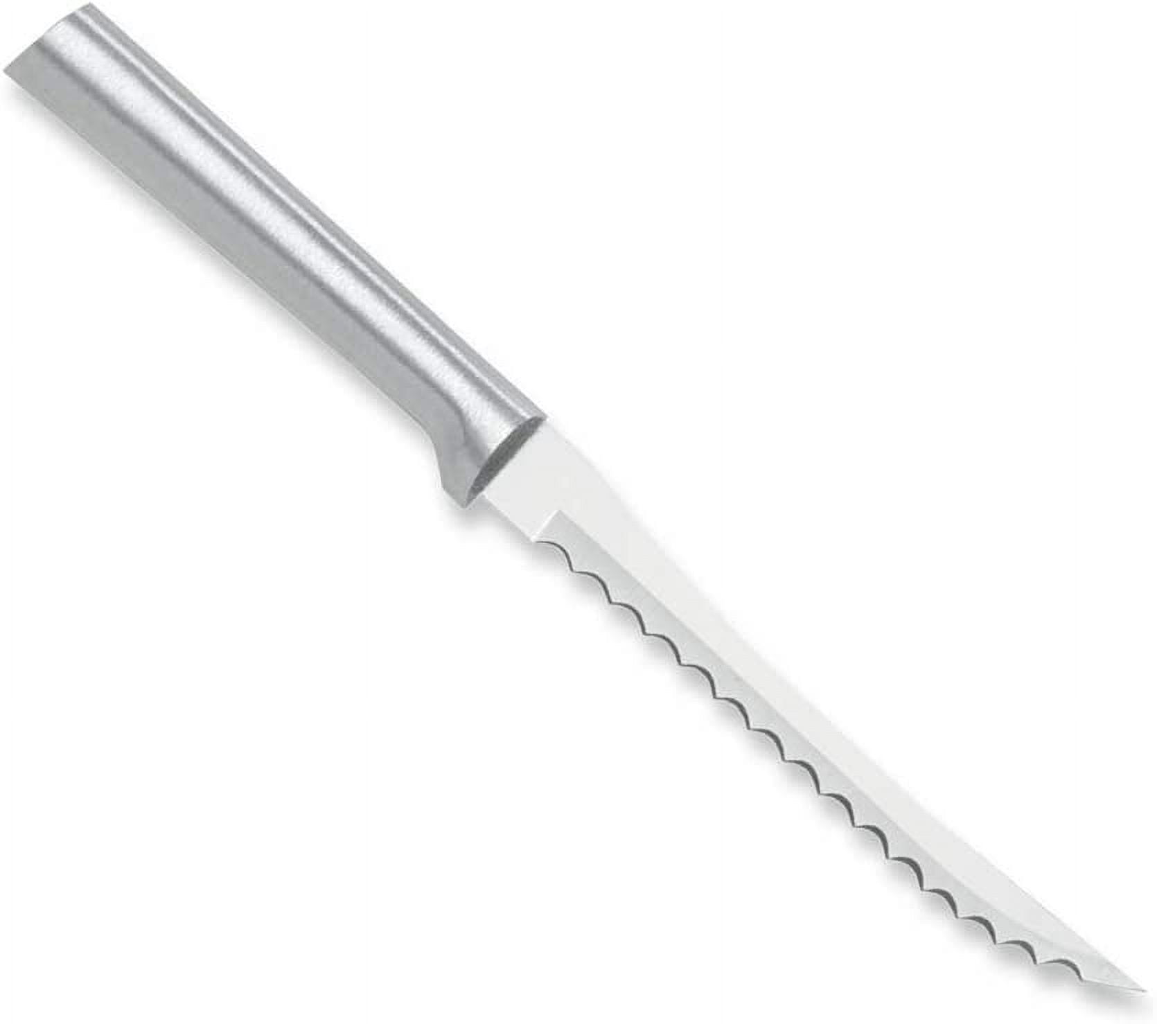 Cutlery Tomato Slicer Knife (R126), 5" Stainless Steel Hollow Ground ...