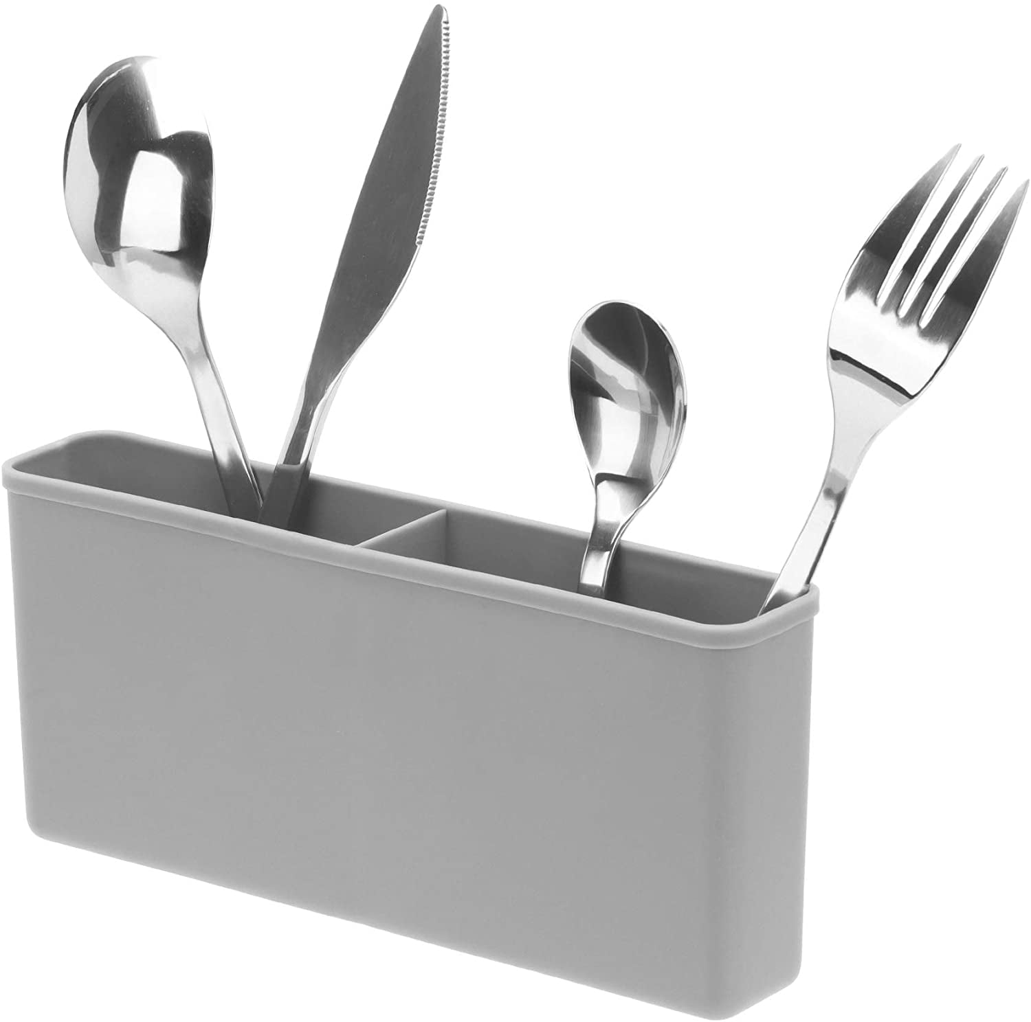 Cutlery Utensil Silverware Drying Rack Basket Holder with Hooks ...