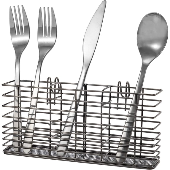 Cutlery Utensil Silverware Drying Rack, Flatware Storage Solution ...
