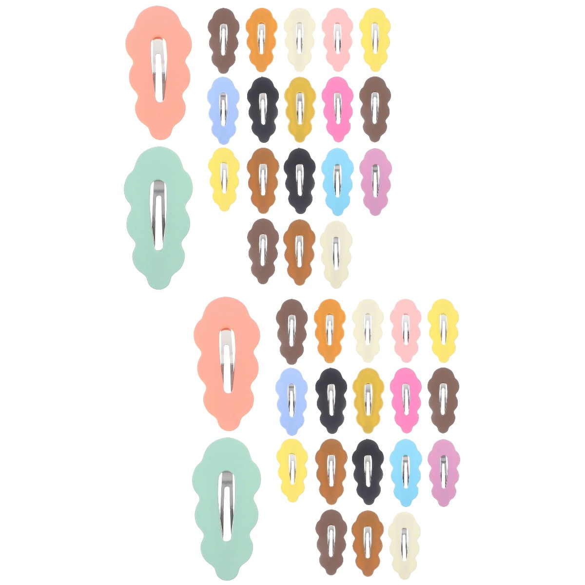 Cutout Cloud Hair Clip Barrettes for Girls Iron Resin Deyer Barber ...