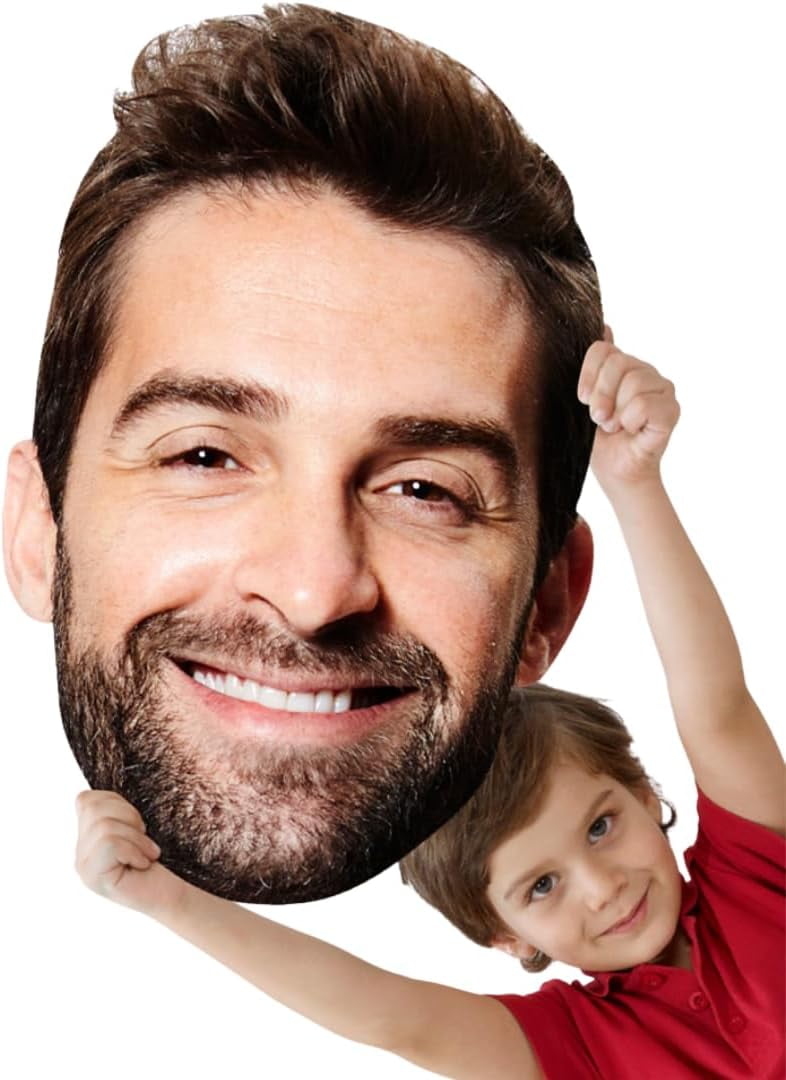 Cutouts - 2-ft Giant Head Cardboard Cutout - Walmart.com