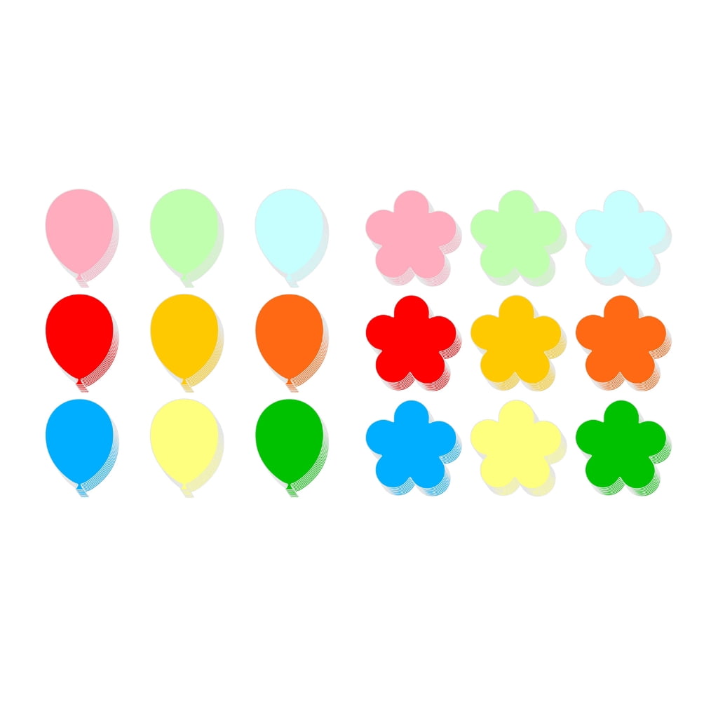 Cutouts Paper Assorted Color Multi Shaped Cut Outs Die Cut for ...