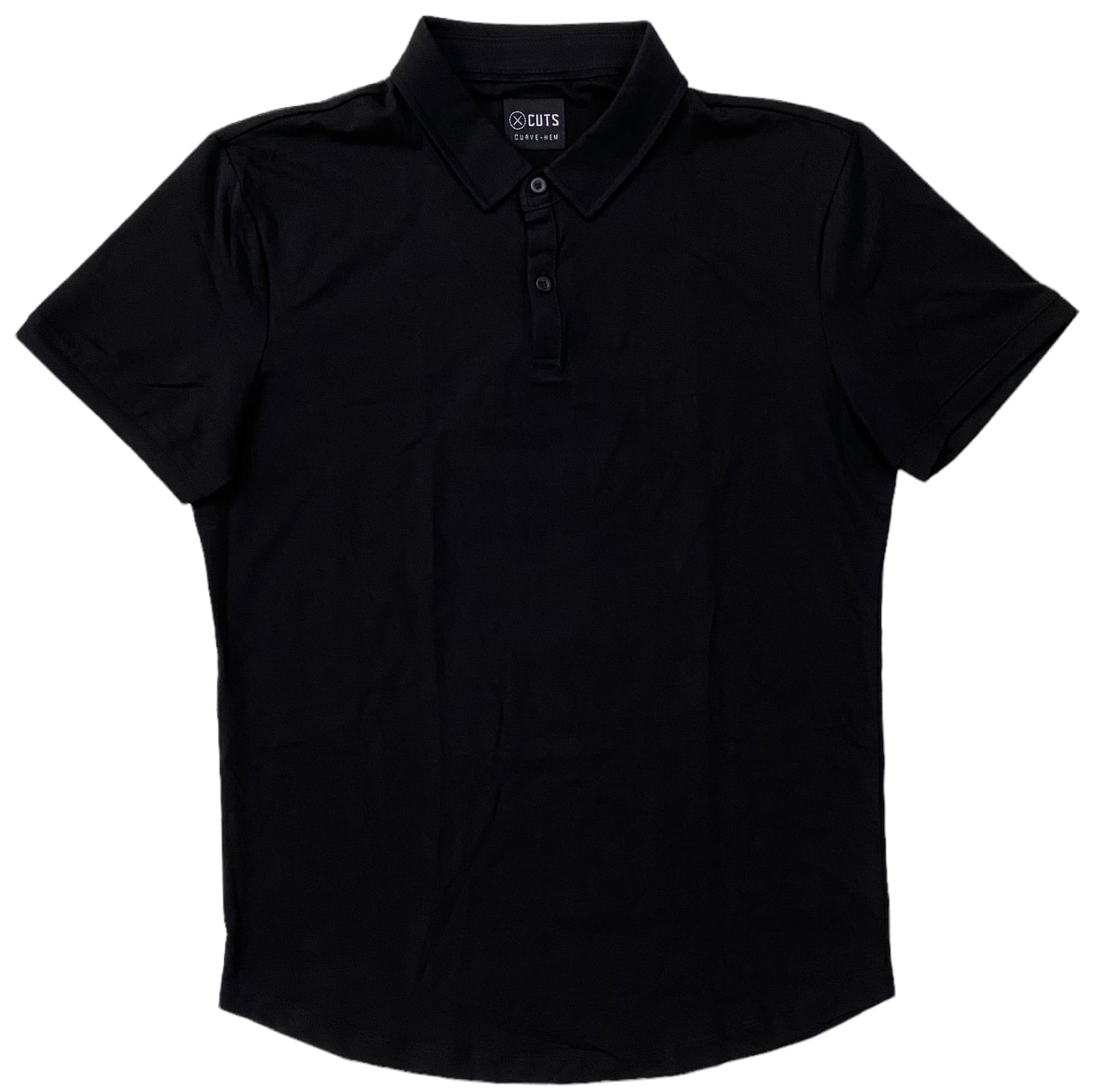 Cuts Clothing Men's PYCA Polo Curve Hem Signature Fit 4 Way Stretch ...