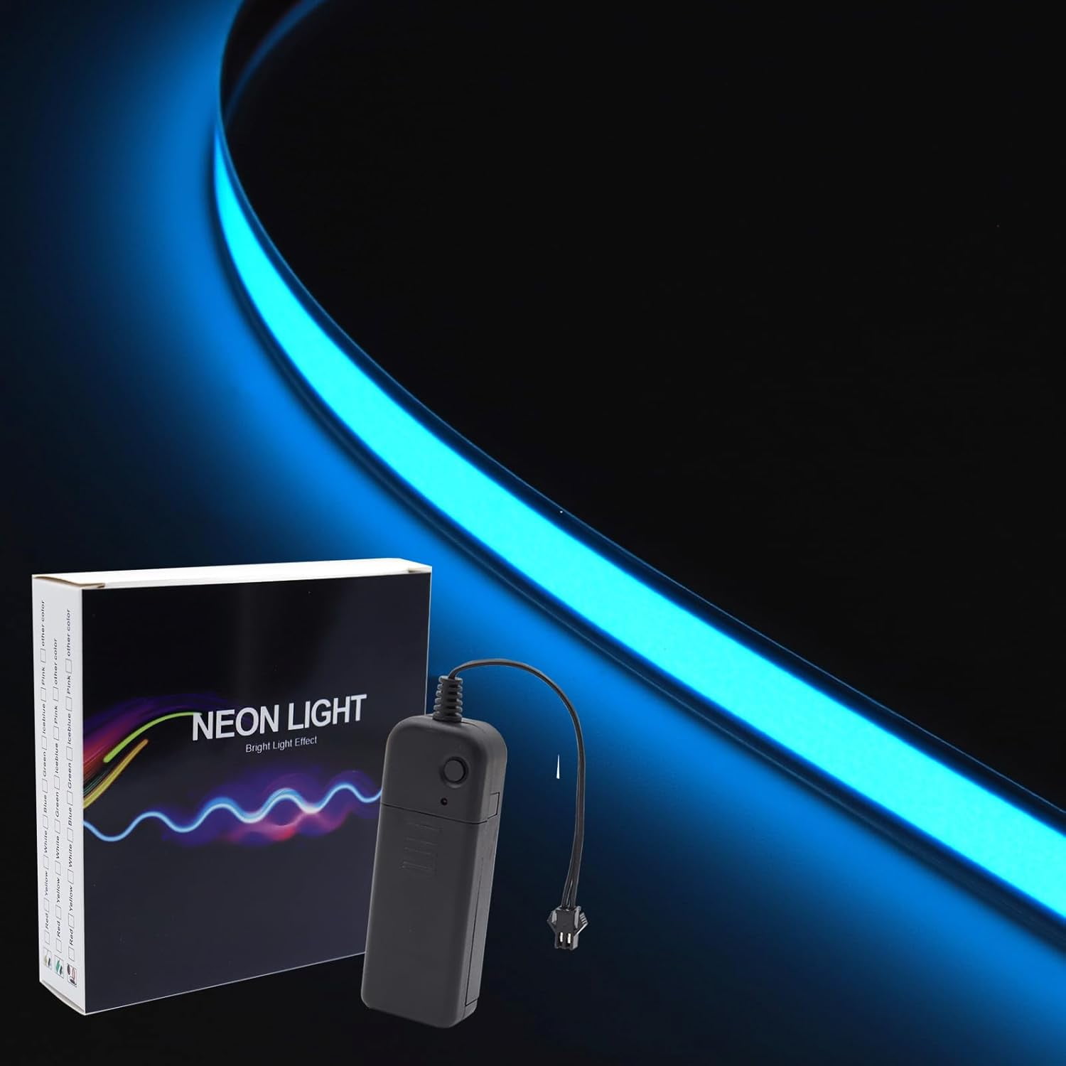 [Cuttable] 1m El Wire Lights Strip Electroluminescent Flexible Neon EL ...