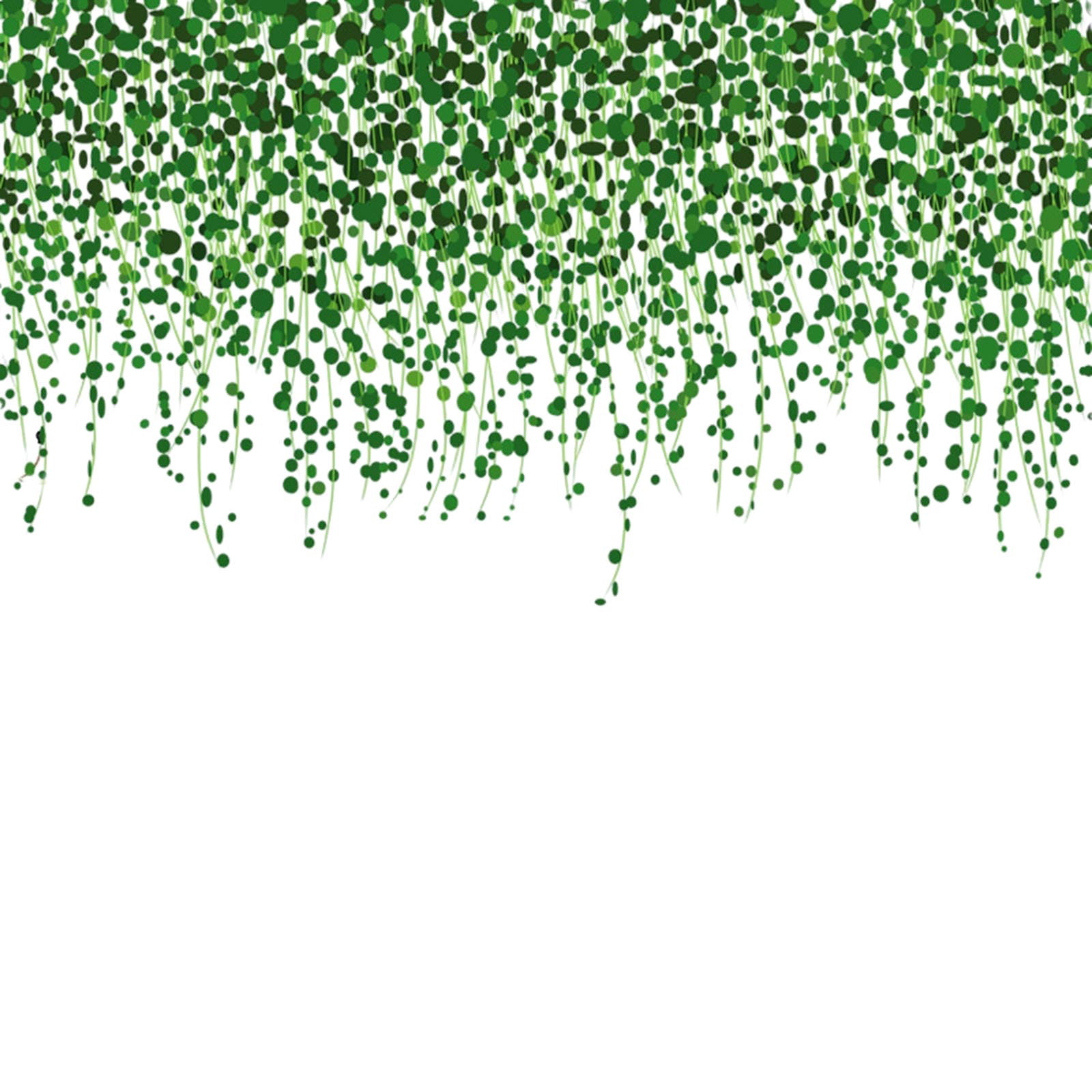 Cuttable Green Plant Wallpapers Wall Stickers Customize for ...