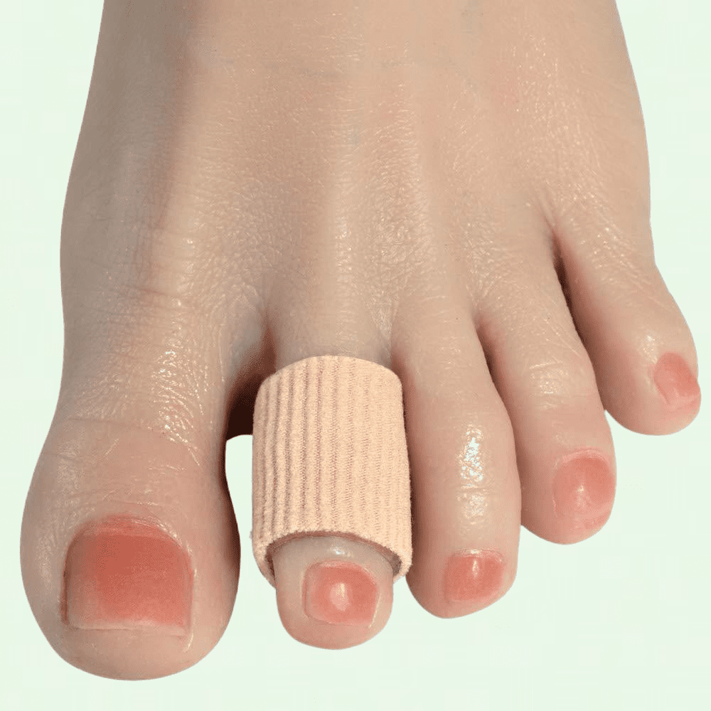Cuttable Toe Tube Covers 5-pack, Elastic Fabric Lined with Silicone ...