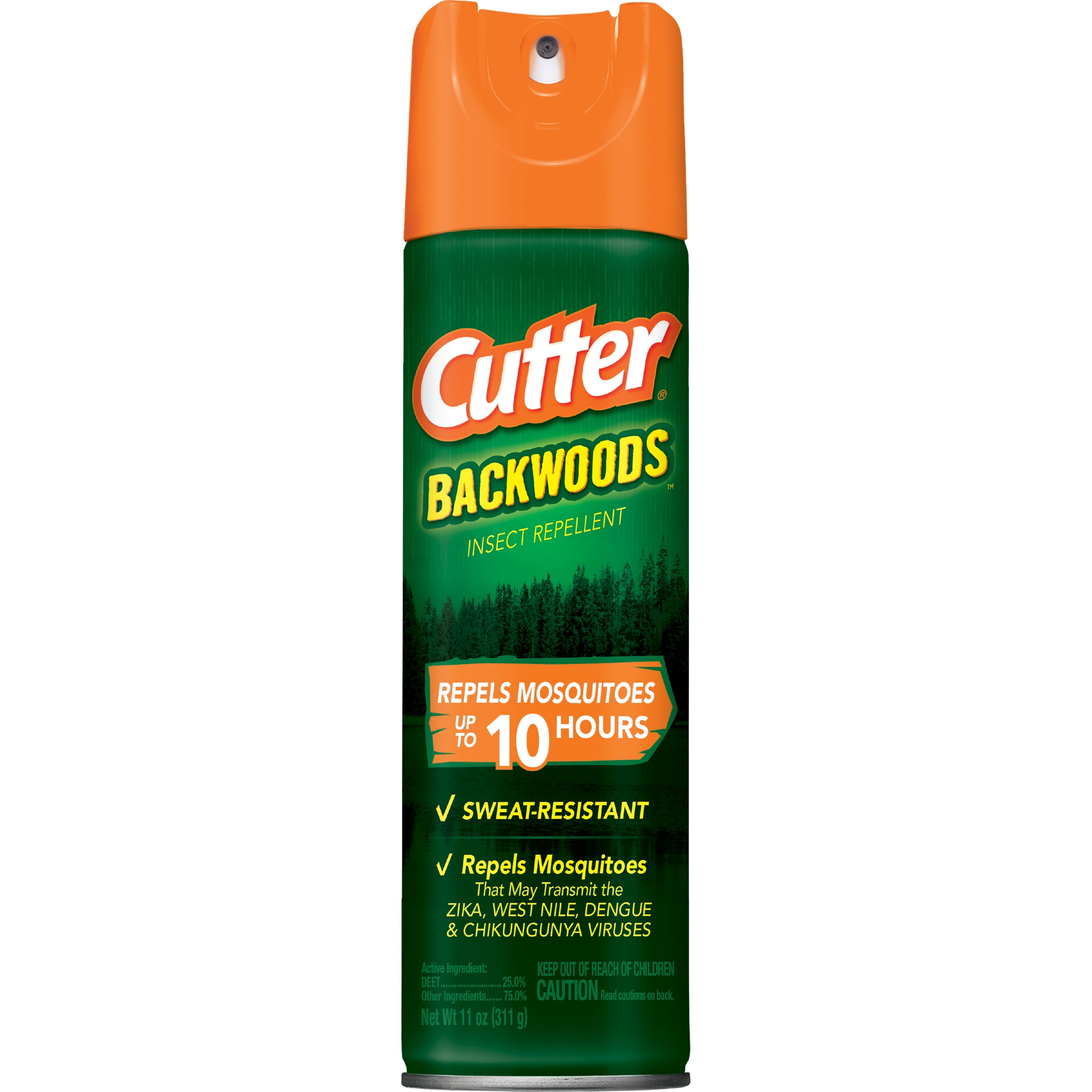 Cutter Backwoods Insect Repellent, Aerosol Spray, 11-oz - Walmart.com