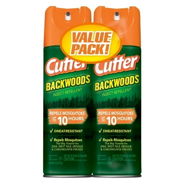 Cutter Backwoods Insect Repellent, Aerosol Spray, 11-oz - Walmart.com