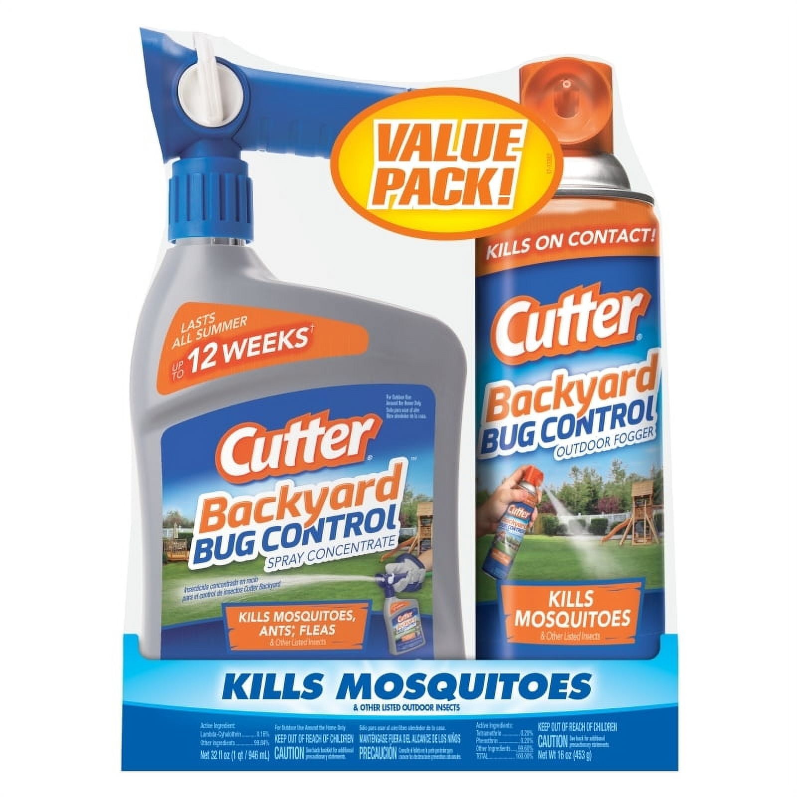 Cutter Backyard Bug Control Combo Pack, Insect Killer, 2-Pack - Walmart.com