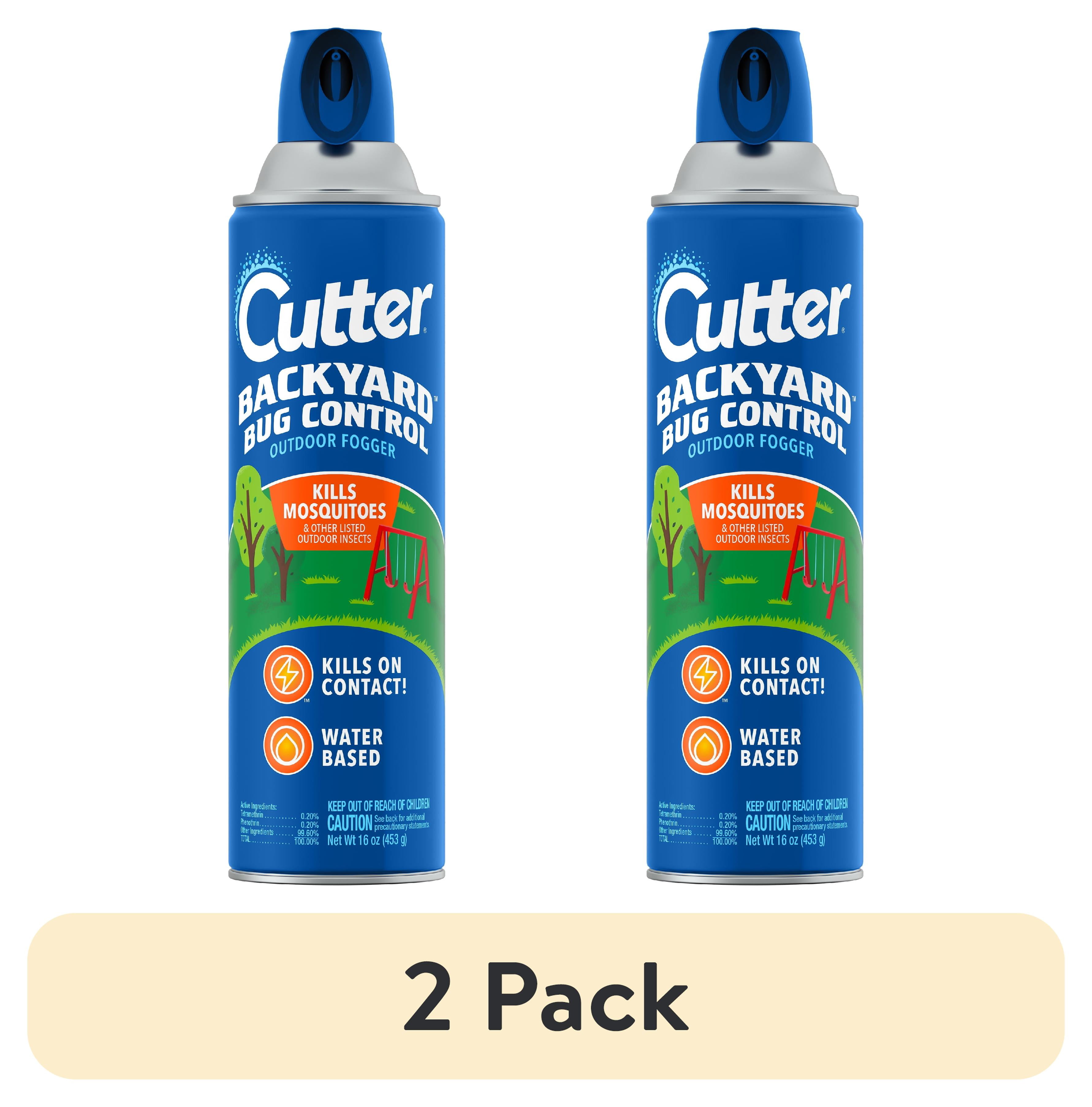 (2 pack) Cutter Backyard Bug Control Outdoor Fogger 16 Ounces - Walmart.com