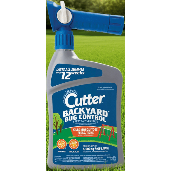 Cutter Backyard Bug Control Spray Concentrate (2 Pack), Kills ...