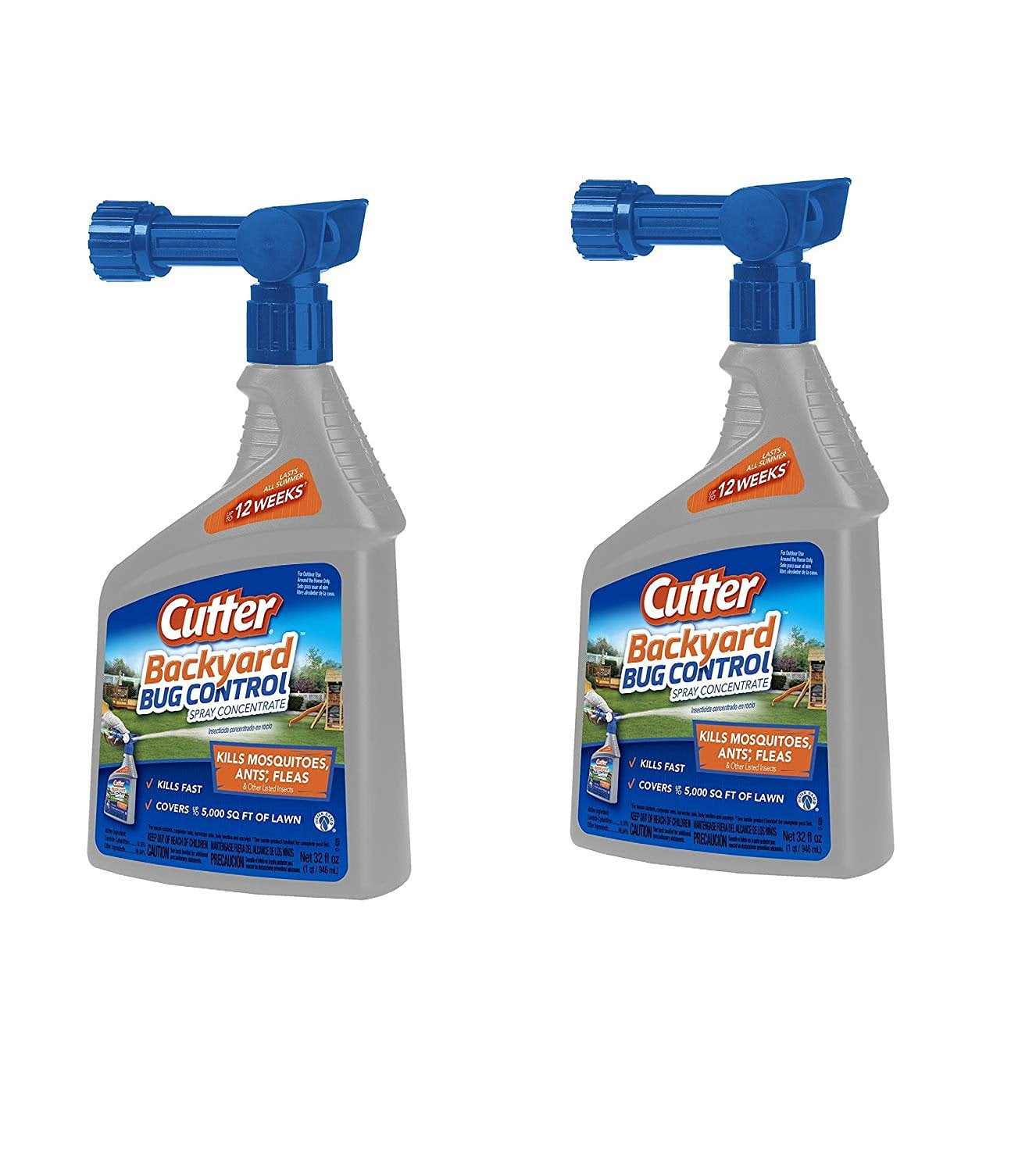 Cutter Backyard Bug Control Spray Concentrate 32 fl oz - Walmart.com
