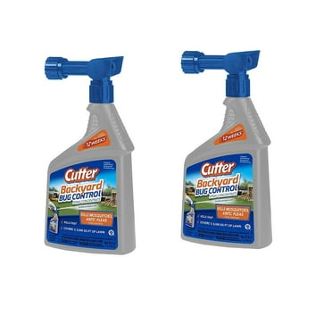 Cutter Backyard Mosquito Control Spray, Outdoor Lawn Repellent, Hose ...