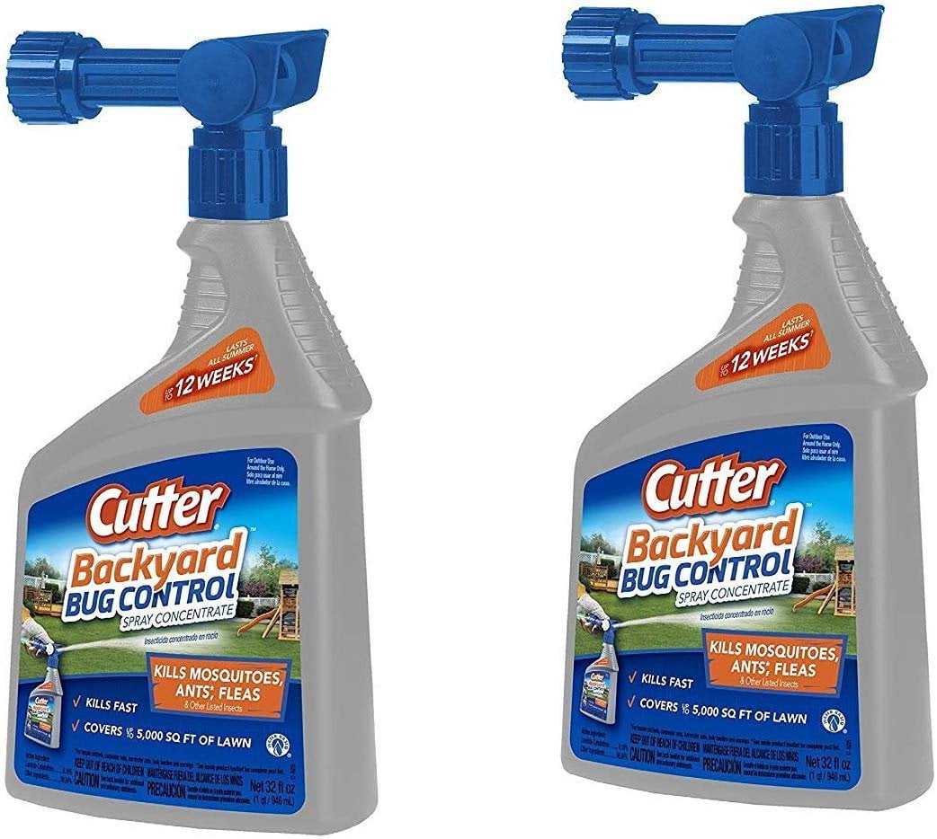 Cutter Backyard Bug Control Spray Concentrate HG-61067 32 fl oz 2 Pack ...