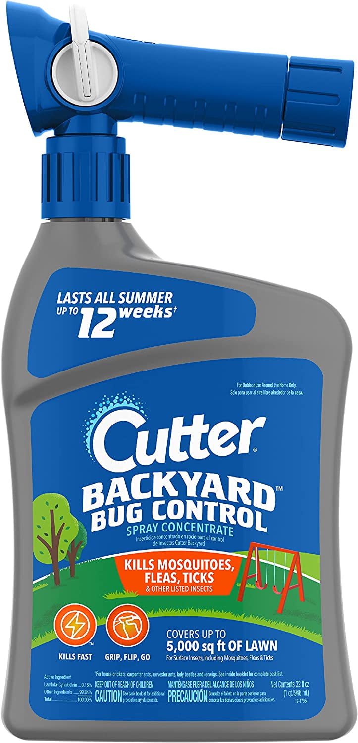 Cutter Backyard Bug Control Spray, Mosquito Repellent, Kills Ants ...