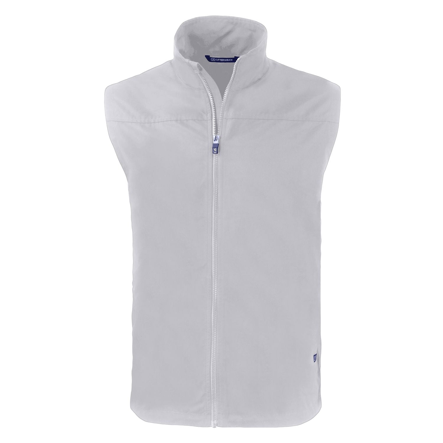 Cutter & Buck Charter Eco Recycled Mens Full-Zip Vest Color: Polished ...