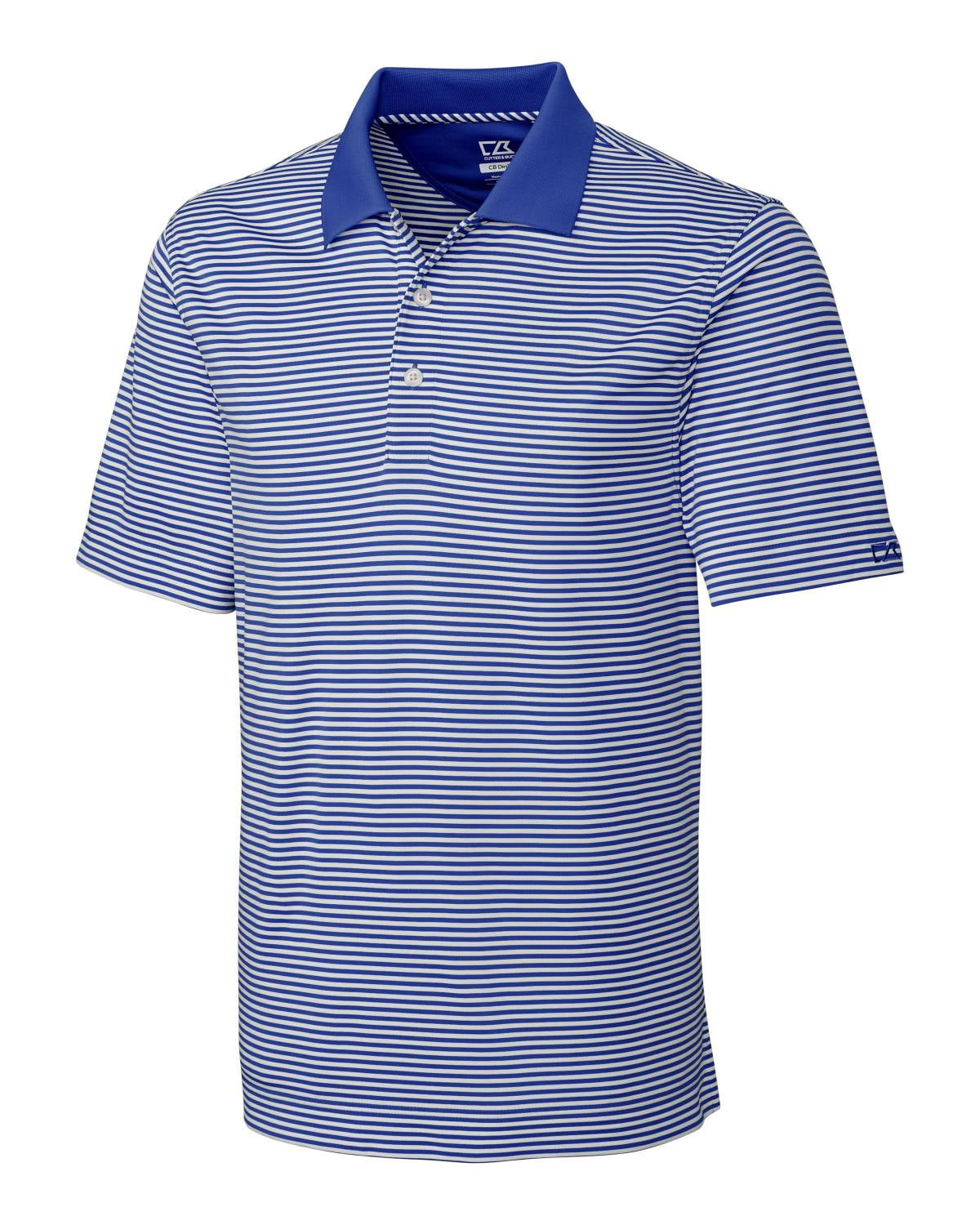 Cutter & Buck Men's Short Sleeve CB DryTec Trevor Stripe Performance Golf Polo Shirt - Walmart.com