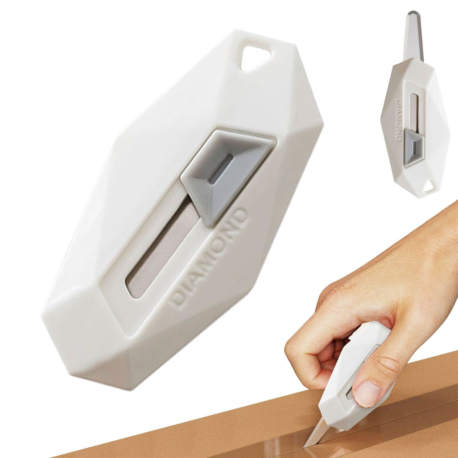 Cutter Clearance! Magnetic Box Cutter White, Utility Mini Retractable ...