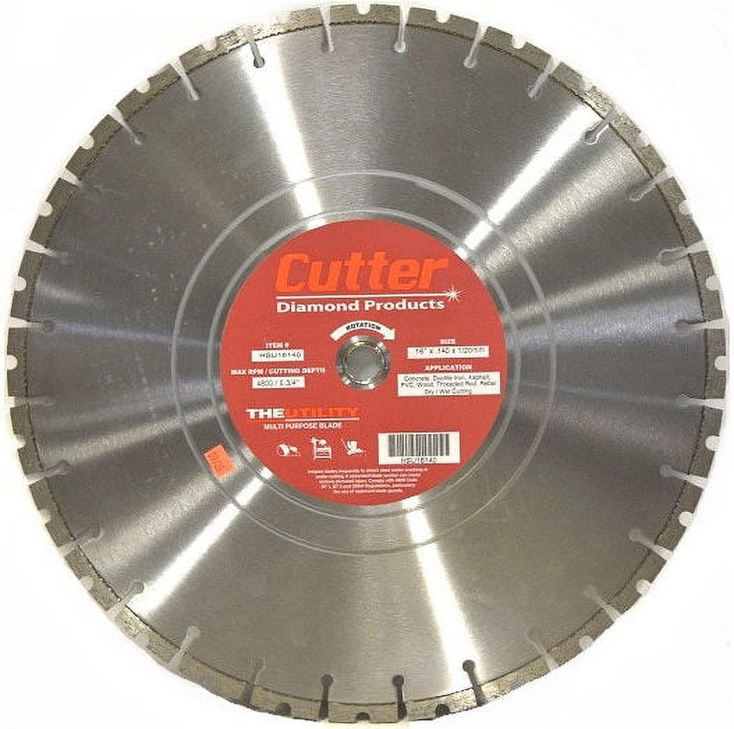 Cutter Diamond Products HSU16140 The Utility 16" Multi-Purpose Blade ...