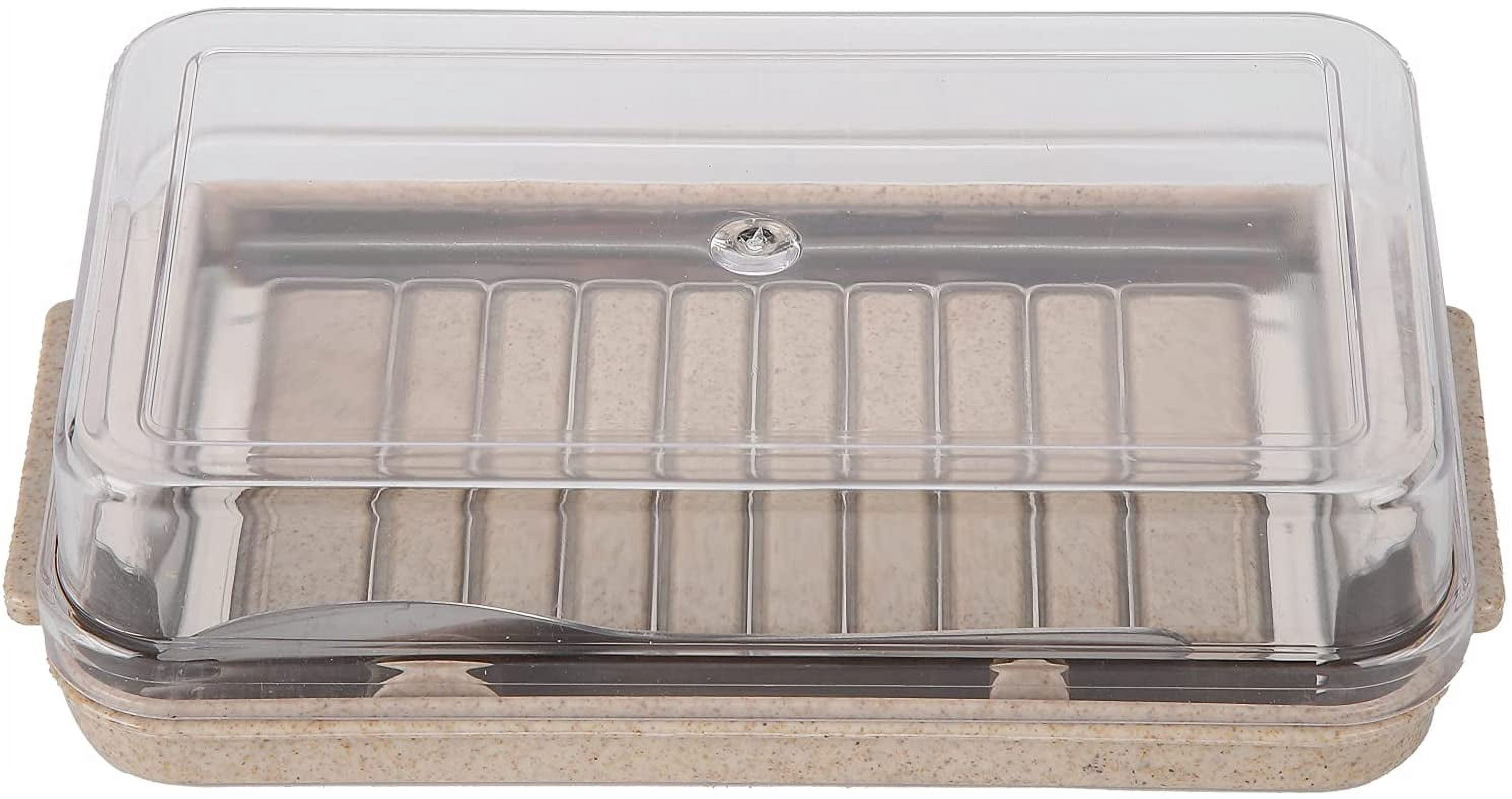 Cutter, Dish with Lid and Cutter, Stainless Steel Cutter Container ...