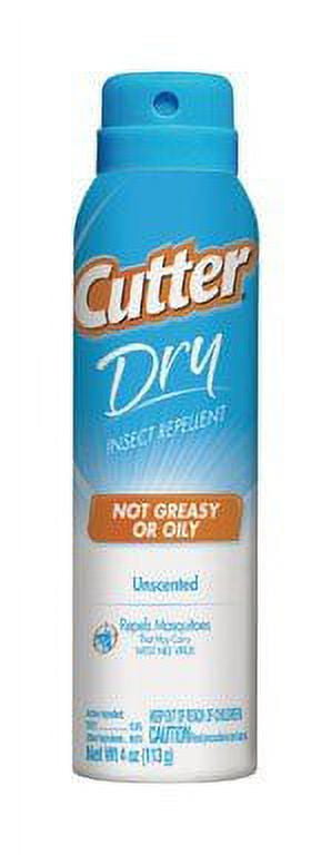 Cutter Dry Advanced Bug Spray, Scent-Free Mosquito Repellent (Pack of 3 ...