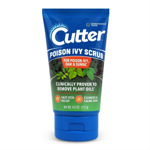 Cutter™ First Aid Poison Ivy Scrub for Itch Relief, 4oz - Walmart.com