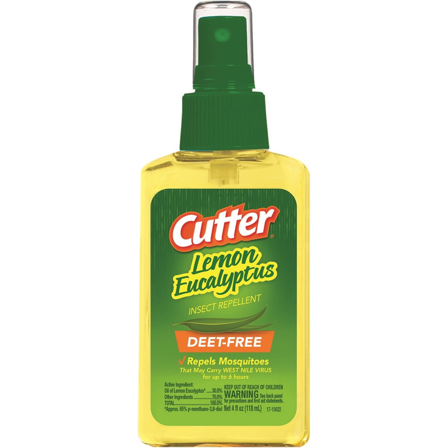 Cutter Lemon Eucalyptus Insect Repellent, Pump Spray, 4-fl oz - Walmart.com