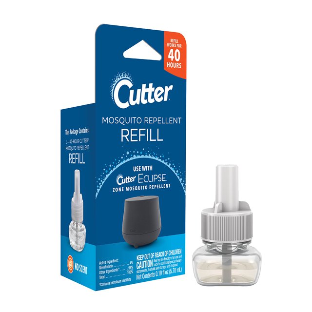 Cutter Mosquito Repellent 40-Hour Refill, Use with Cutter Eclipse Zone ...