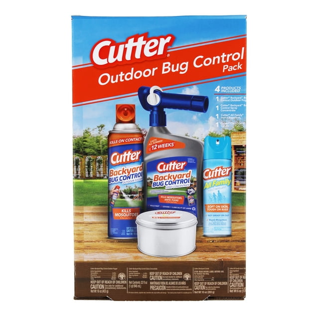 Cutter Outdoor Bug Control Pack (#249784) - 4 different products in one ...