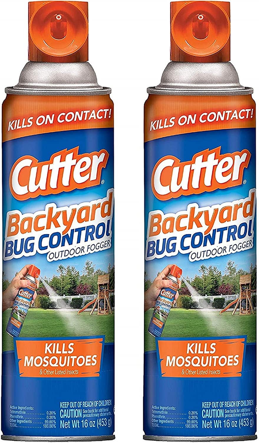 Cutter Outdoor Mosquitoes Killer Fogger, 16 oz, 2 Count - Walmart.com