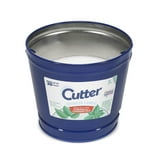 Cutter Outdoor Scented Candle, Citronella and Mint, 17 oz, Blue, Burns ...