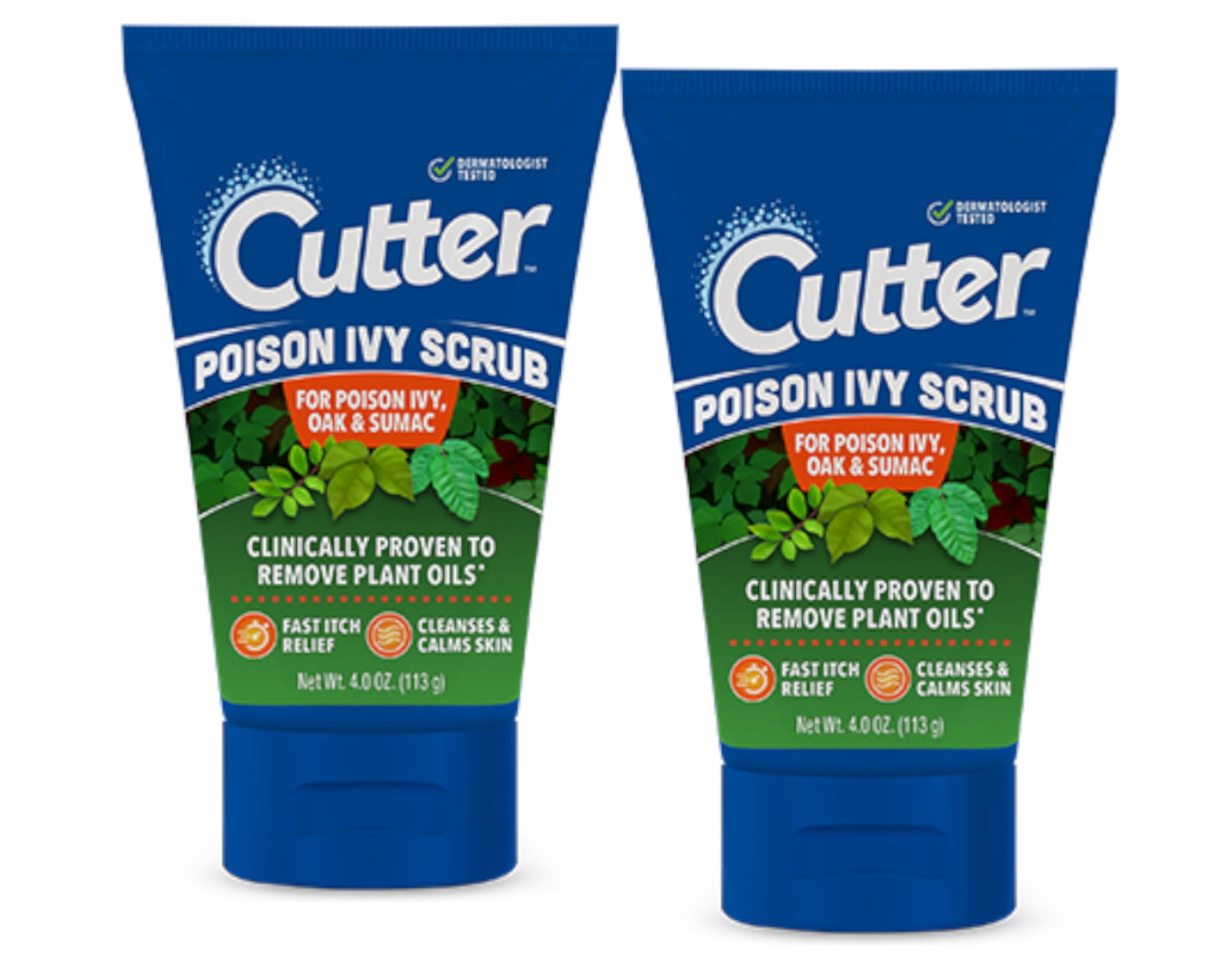 Cutter Poison Ivy Scrub For Poison Ivy, Oak, & Sumac, 4 Ounces - Pack ...