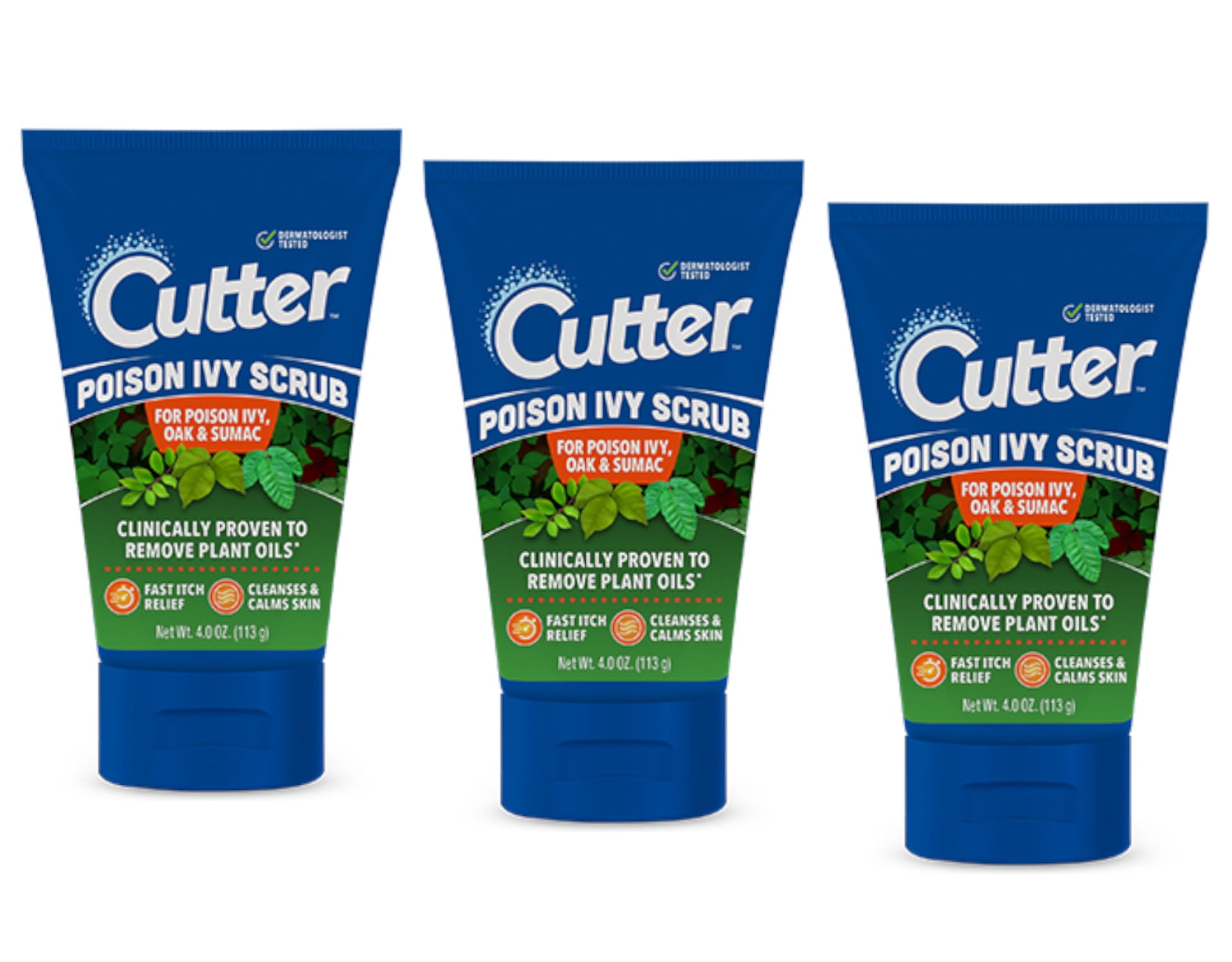 Cutter Poison Ivy Scrub For Poison Ivy, Oak, & Sumac, 4 Ounces - Pack ...