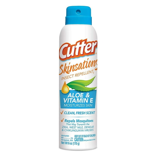 Cutter Skinsations Insect Repellent3 Aerosol, 6-Ounce - Walmart ...
