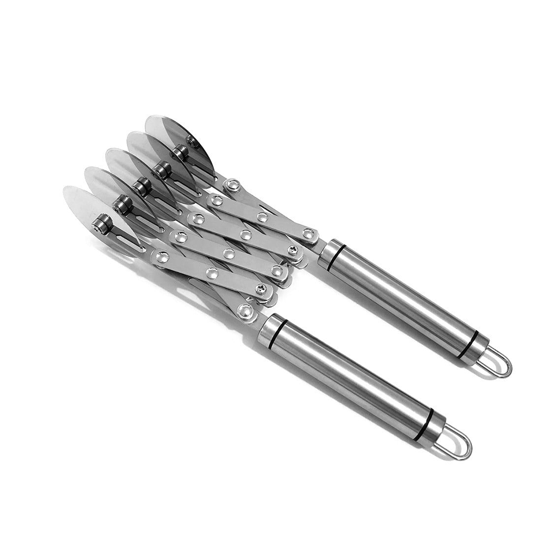 Cutter Stainless Pizza Slicer Round Dough Cutter Roller Cookie Divider ...