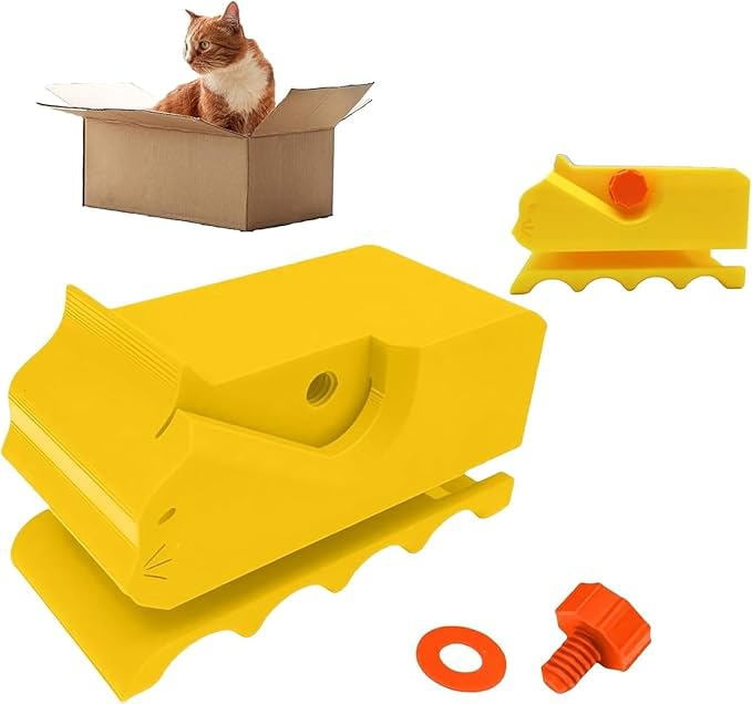 Cutter for Cat Scratchers, 3D Printed Kitten Shaped Cutter Cardboard ...