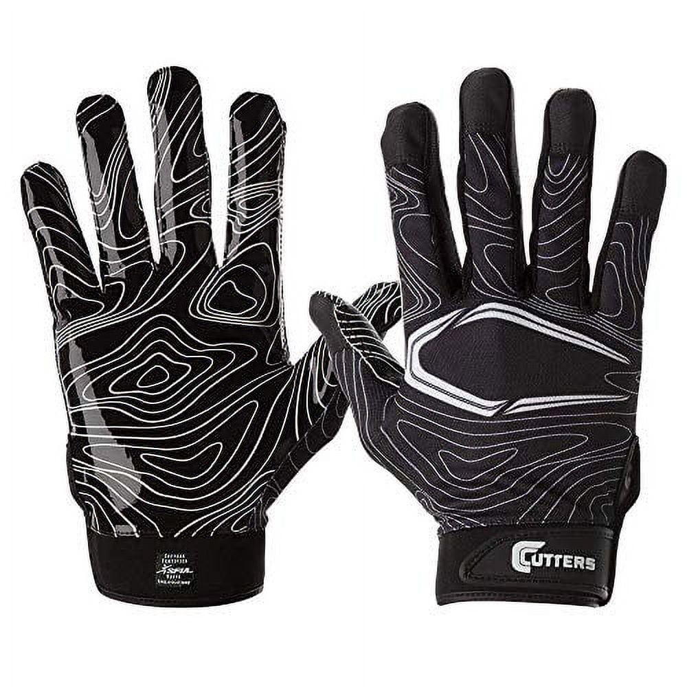 Cutters Sports Football Game Day Receiver Gloves with Sticky Grip ...