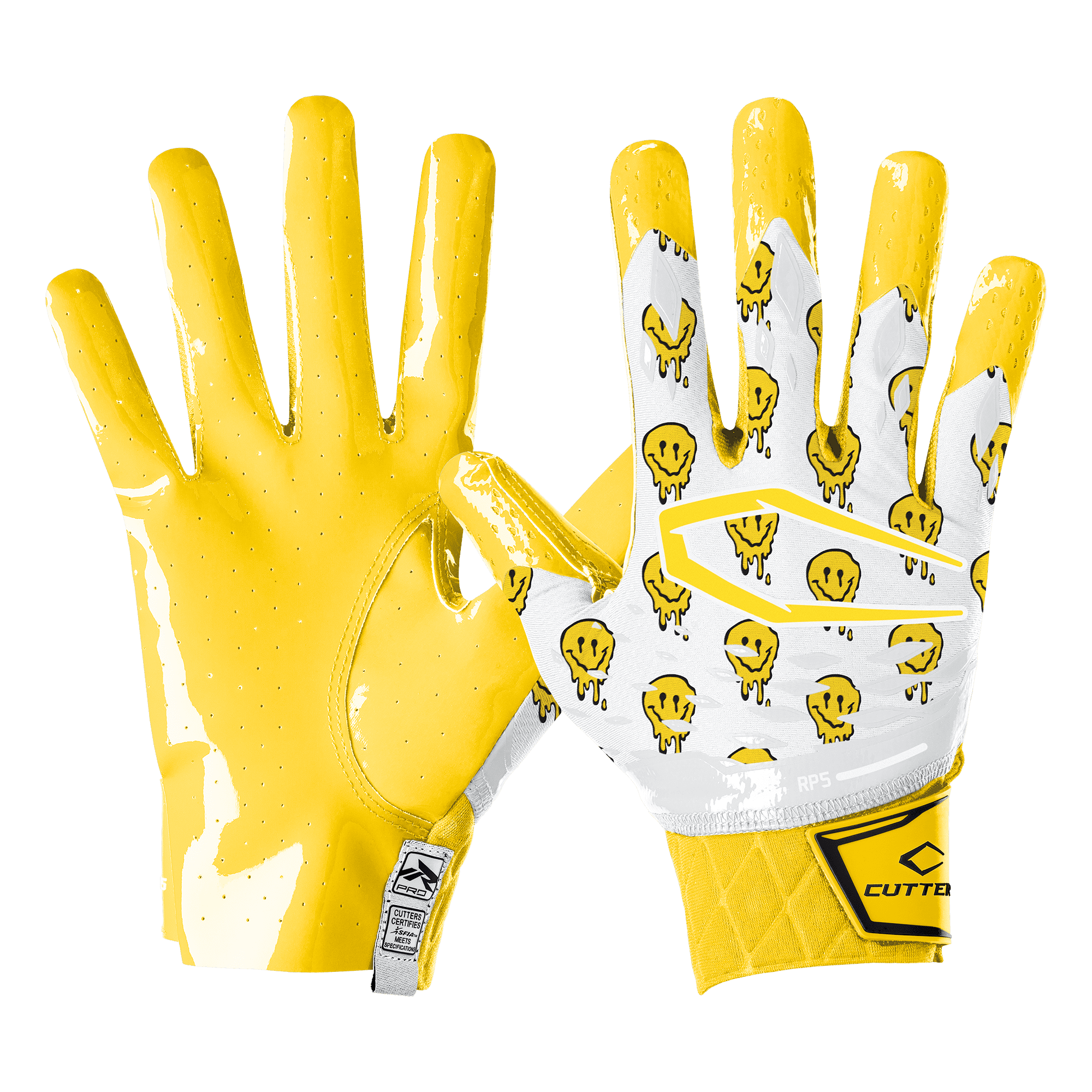 Cutters Rev Pro 5.0 Receiver Gloves LE Smile L - Walmart.com