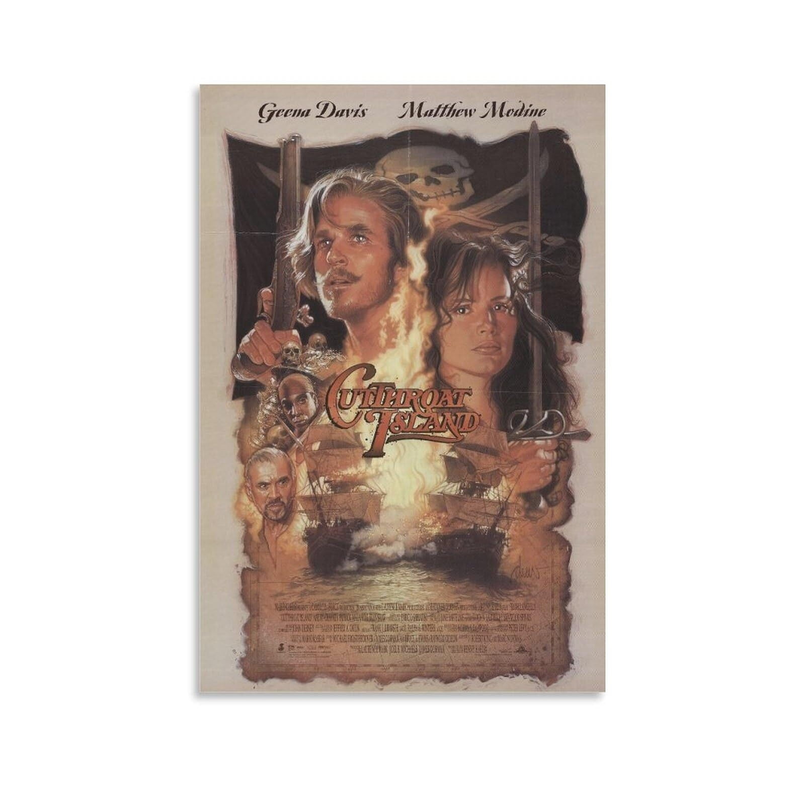 Cutthroat Island Movie Poster Picture Print Canvas Poster Wall Paint ...